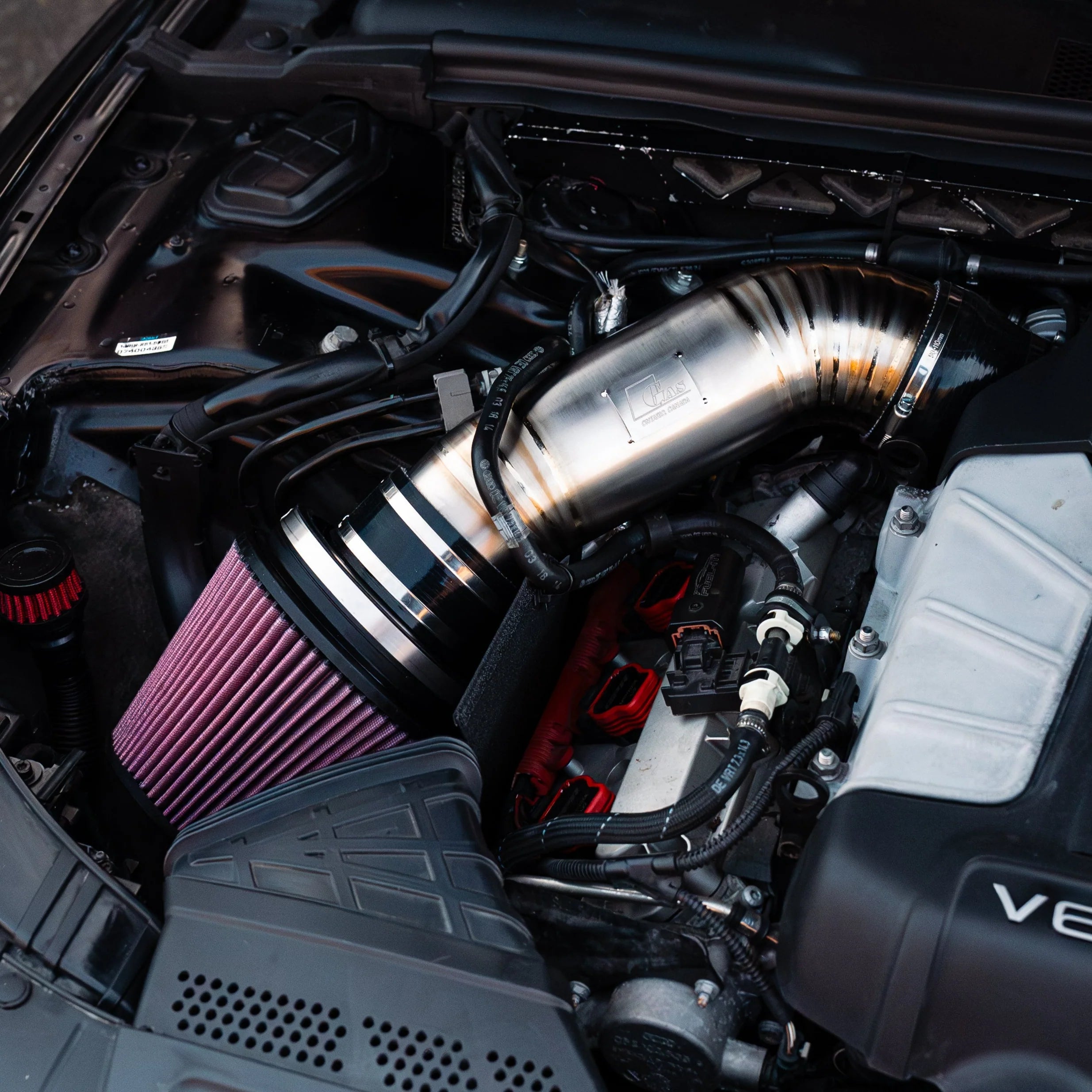 GAS Omega 102MM Titanium Intake - Audi 3.0T EA837 – TGK Motorsport